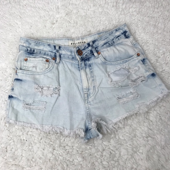 Bullhead | Shorts | Bullhead Light Blue High Rise Jean Shorts 7 | Poshmark
